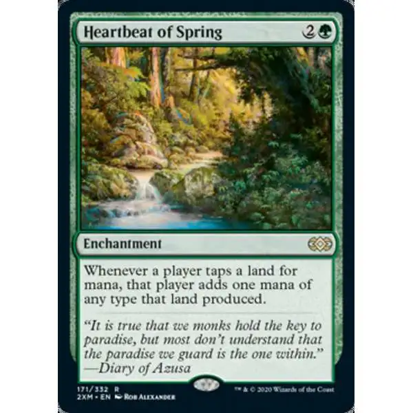 Magic The Gathering Double Masters Single Card Rare Heartbeat of Spring ...