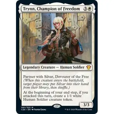 Magic The Gathering Commander 2020 Single Card Mythic Rare Trynn ...