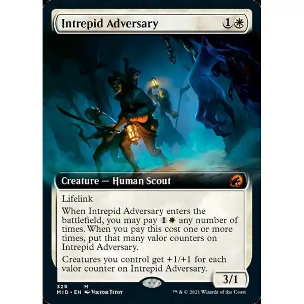 Magic The Gathering Trading Card Game Innistrad Midnight Hunt Single Card Mythic Rare Intrepid ...