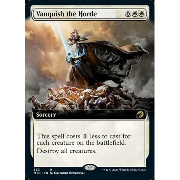 Magic The Gathering Trading Card Game Innistrad Midnight Hunt Single Card Rare Vanquish the ...