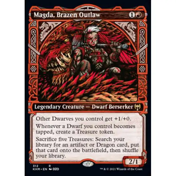 Magic The Gathering Trading Card Game Kaldheim Single Card Rare Magda ...