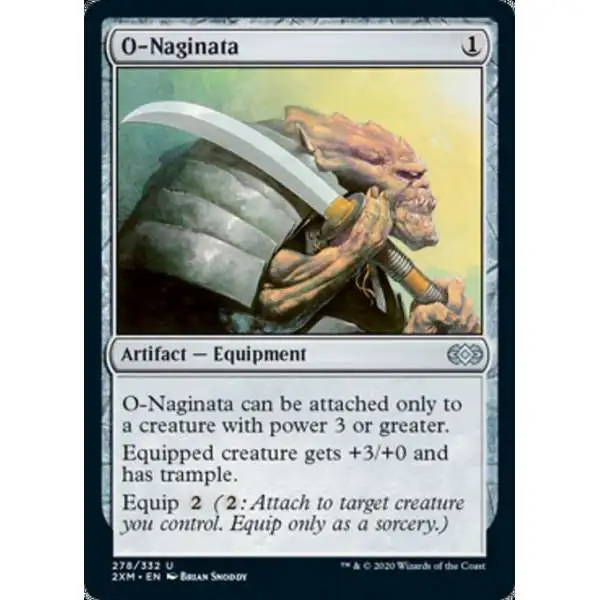 Magic The Gathering Double Masters Single Card Uncommon O-Naginata 278 ...