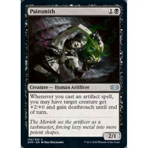 Magic The Gathering Double Masters Single Card Uncommon Painsmith 102 ...