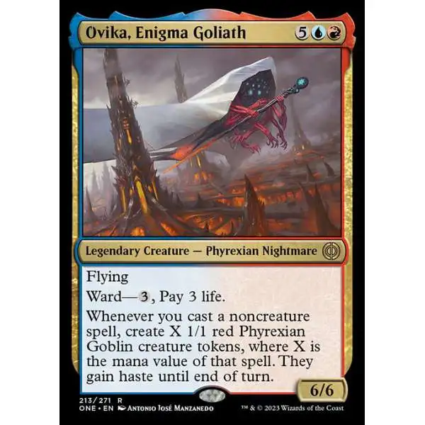 Magic The Gathering Phyrexia All Will Be One Single Card Rare Ovika ...