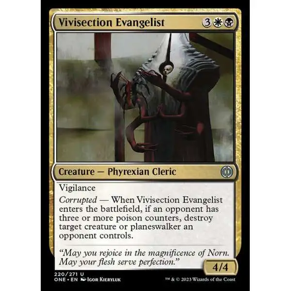 Magic The Gathering Phyrexia All Will Be One Single Card Uncommon ...