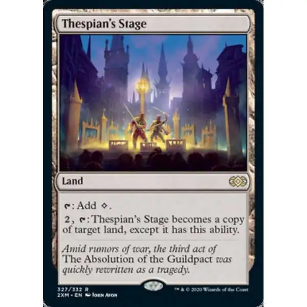 Magic The Gathering Ravnica Remastered Single Card Rare Thespians Stage ...