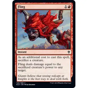 Magic The Gathering Jumpstart Single Card Common Fling 320 - ToyWiz