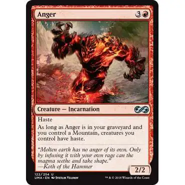 Magic The Gathering Ultimate Masters Single Card Uncommon Anger 122 ...