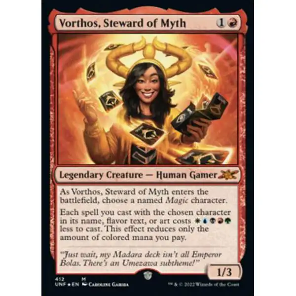 Magic The Gathering Unfinity Single Card Mythic Rare Vorthos, Steward ...