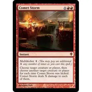 Magic The Gathering Prerelease Release Single Card Promo Comet Storm ...