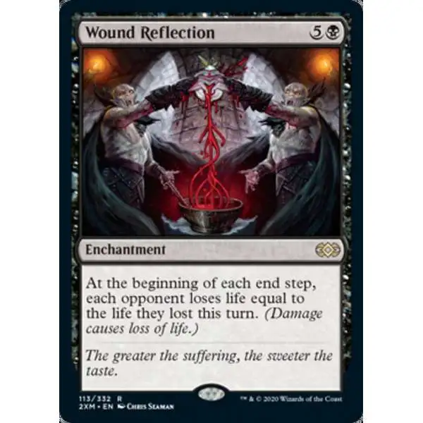 Magic The Gathering Double Masters Single Card Rare Wound Reflection ...