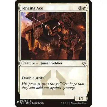 Magic The Gathering Commander Masters Single Card Uncommon Fencing Ace ...