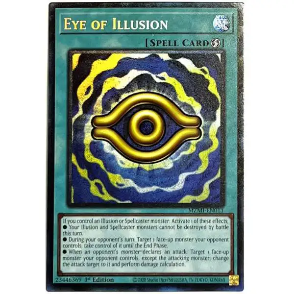 YuGiOh Trading Card Game Maze of Millennia Single Card Ultra Rare Eye of Illusion MZMI-EN011 ...