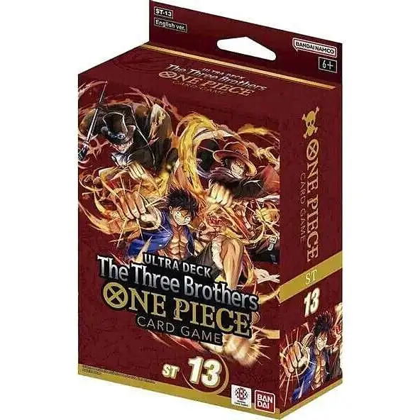 One Piece Trading Card Game Learn Together Luffy, Zoro Nami Starter Deck Set LT-01 Bandai - ToyWiz