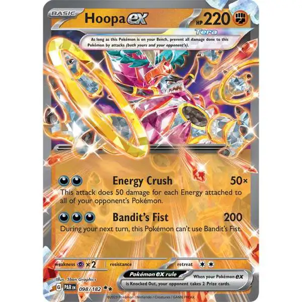 Pokemon Trading Card Game Paradox Rift Single Card Ultra Rare Hoopa ex ...