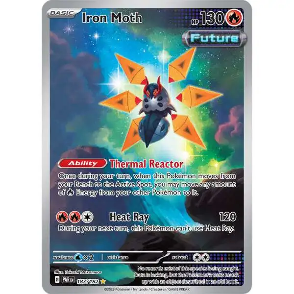 Pokemon Trading Card Game Paradox Rift Single Card Holo Rare Iron Moth ...