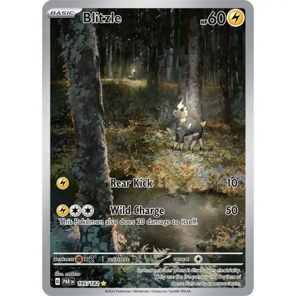 Pokemon Trading Card Game Paradox Rift Single Card Common Blitzle 62 ...