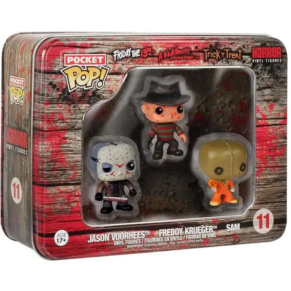 Funko Horror Pocket POP Chucky, Ghost Face, Billy Vinyl Mini Figure Tin ...