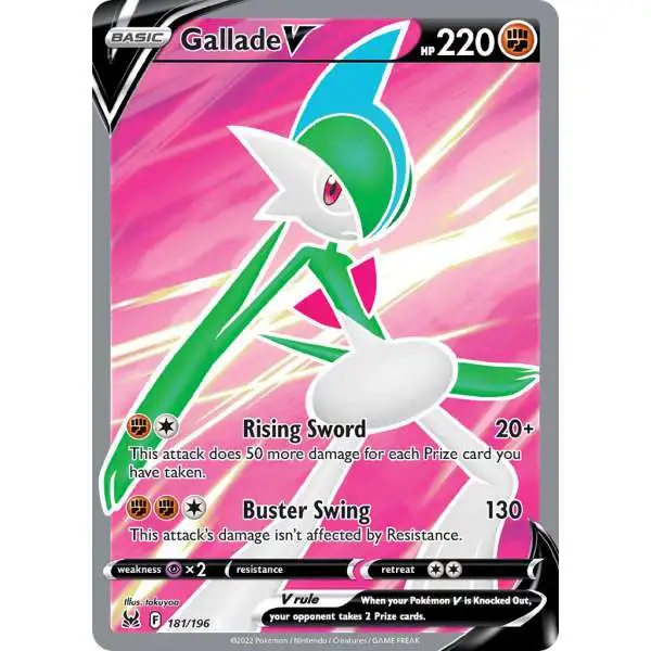 Pokemon Trading Card Game Lost Origin Single Card Ultra Rare Gallade V ...