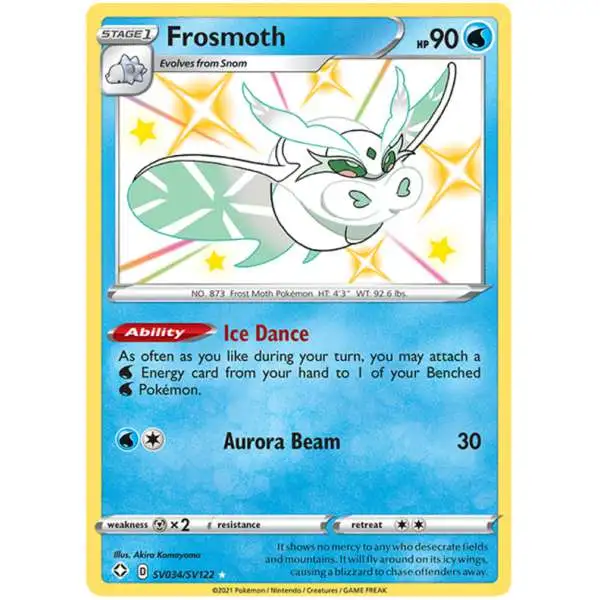 Pokemon Trading Card Game Promo Single Card Rare Frosmoth 64 League ...