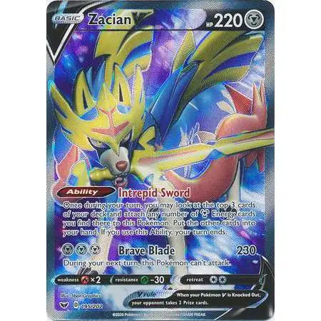 Pokemon Sword Shield Promo Single Card Zacian V SWSH292 - ToyWiz