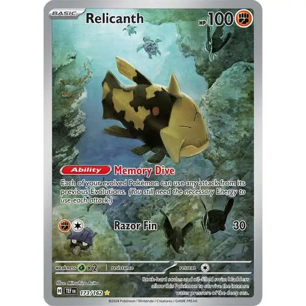 Pokemon Temporal Forces Single Card Rare Relicanth 84 - ToyWiz