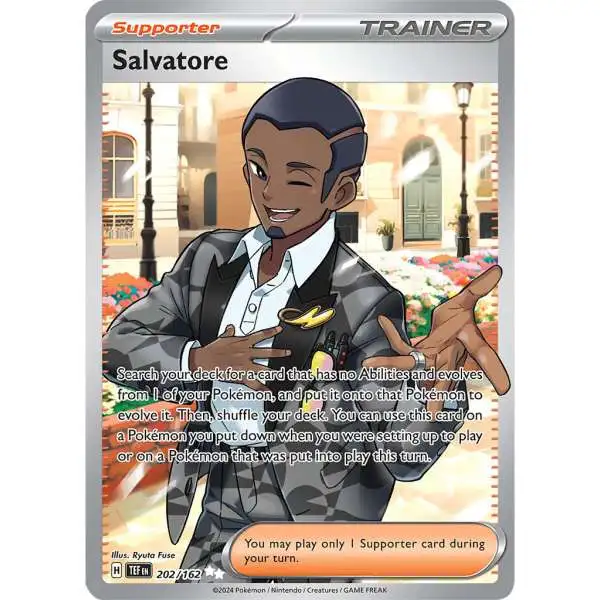 Pokemon Temporal Forces Single Card Special Illustration Rare Salvatore ...