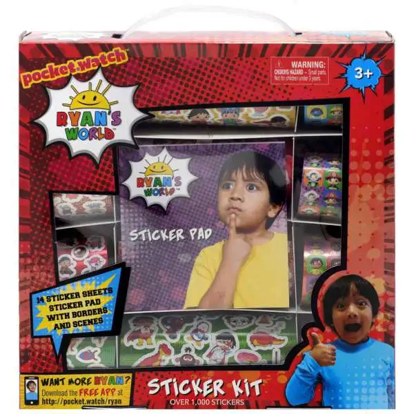 Ryans World Ryans World Stickers Pocket Watch - ToyWiz