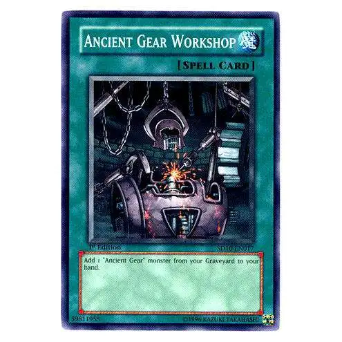 YuGiOh Machine Reactor Structure Deck Single Card Common Ancient Gear Workshop SR03-EN024 - ToyWiz
