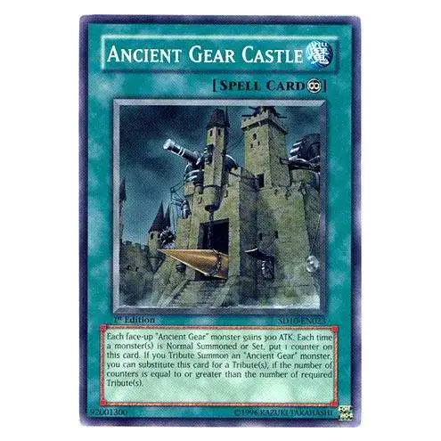 YuGiOh Machine Reactor Structure Deck Single Card Common Ancient Gear Castle SR03-EN023 - ToyWiz