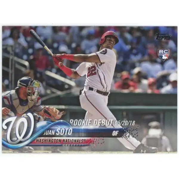 MLB 2018 Topps Update Single Card Salute Juan Soto S-29 Rookie - ToyWiz