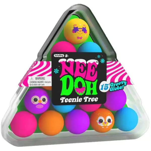 NeeDoh The Groovy Glob Groovy the Glowman Stress Ball Schylling - ToyWiz
