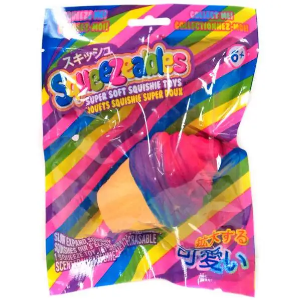 Squeezeables Series 1 Ice Cream Squeeze Toy Small License to Play - ToyWiz
