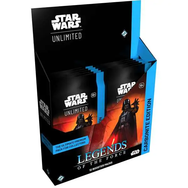 Star Wars Unlimited Trading Card Game Legends of the Force CARBONITE Edition Booster Pack 12 ...