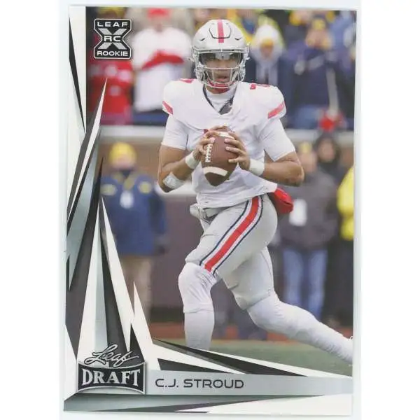 Nfl Houston Texans 2022 Leaf Draft Football Single Card Cj Stroud 90