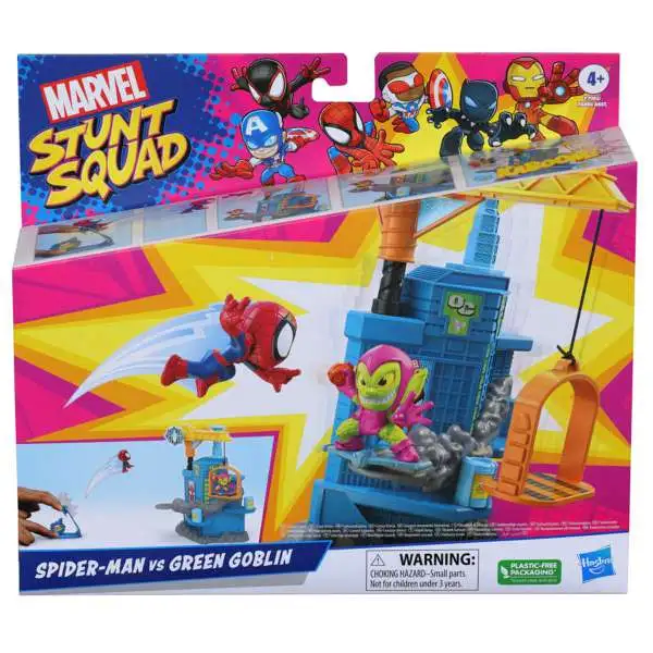 Marvel Stunt Squad Iron Man vs M.O.D.O.K. Figure Set Hasbro - ToyWiz