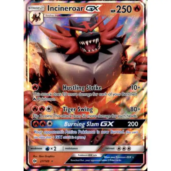 Pokemon Trading Card Game Sun Moon Incineroar-GX Premium Collection 6 ...