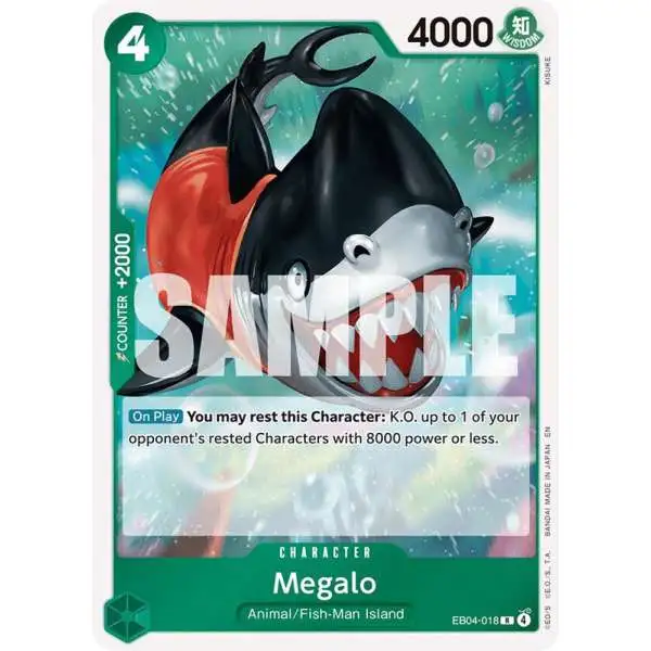 One Piece Trading Card Game The Azure Seas Seven Single Card Rare Ice ...