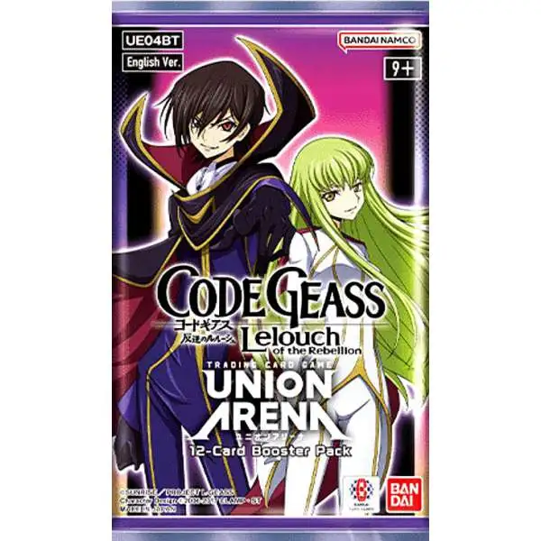 Union Arena TCG Code Geass Lelouch of the Rebellion Volume 1 Booster ...