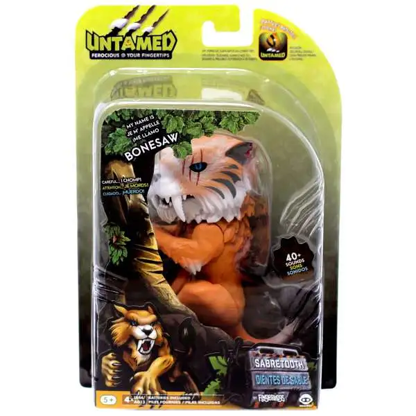 Fingerlings Untamed Dinosaur Tracker the T-Rex Figure Grey Green WowWee ...