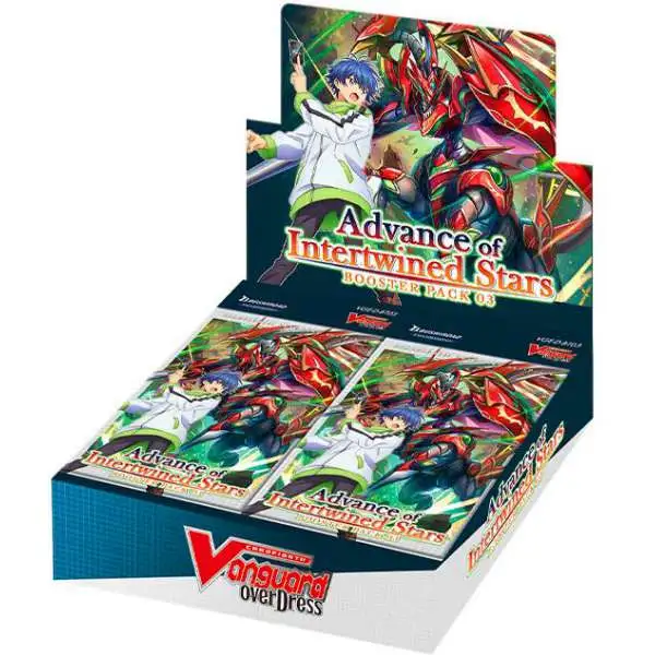 Cardfight Vanguard Trading Card Game overDress Advance of Intertwined Stars Booster Box Case VGE ...