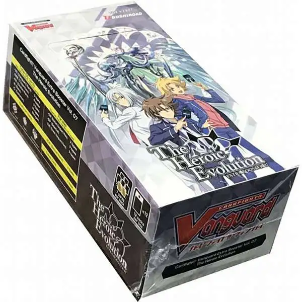 Cardfight Vanguard V Trading Card Game The Heroic Evolution Extra Booster Pack 7 Cards BushiRoad ...